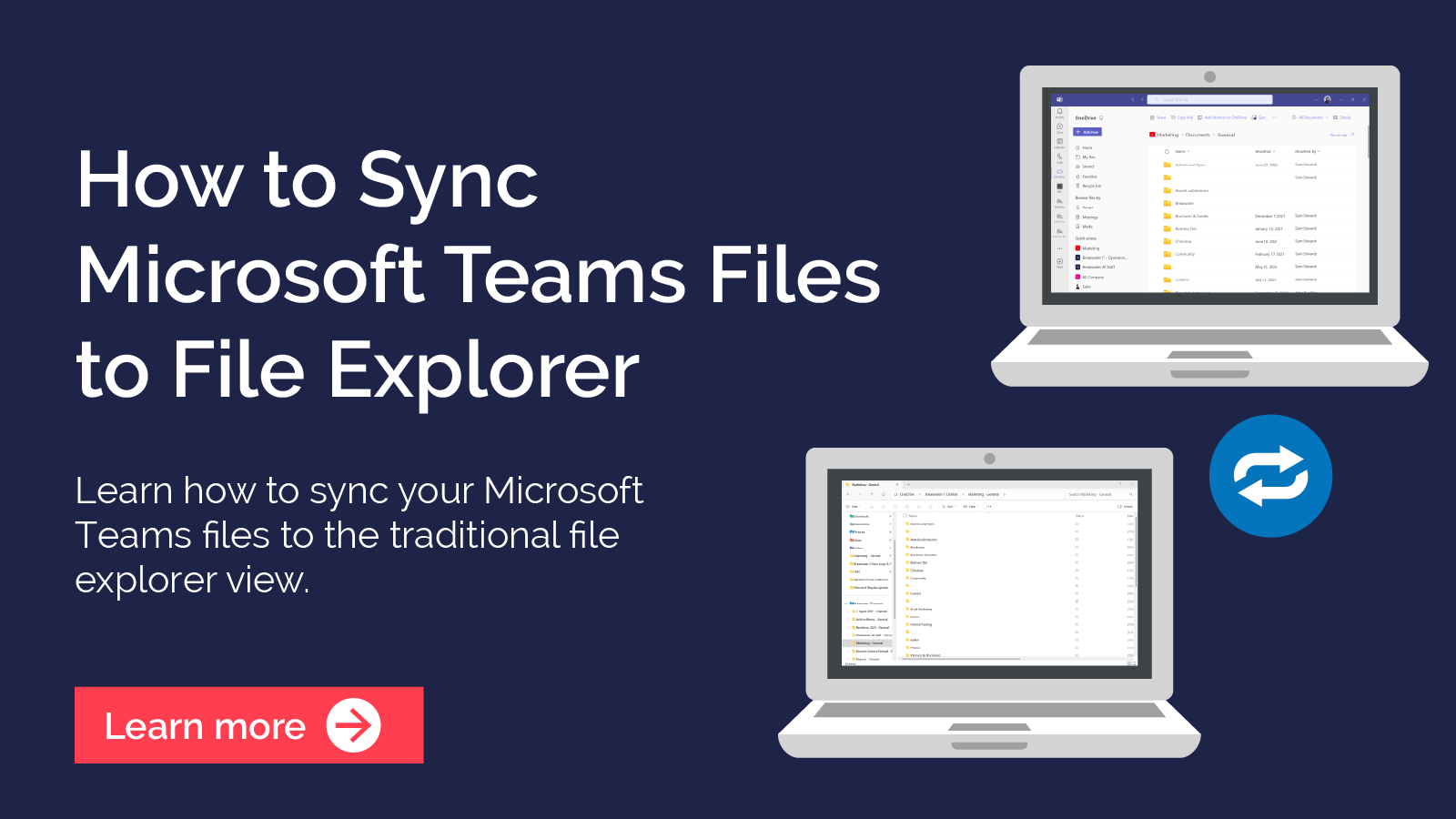 How to Sync Teams Files to File Explorer | Breakwater IT