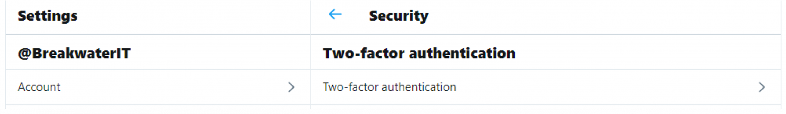 How to Enable Multi-Factor Authentication on Social Media | Breakwater IT
