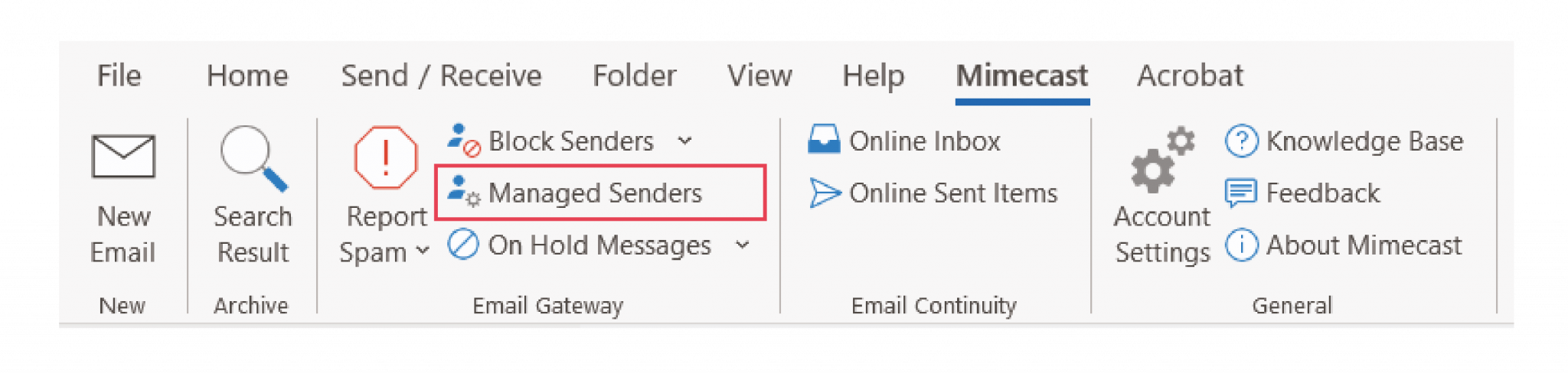 Mimecast in Outlook | Free User Guide | Breakwater IT