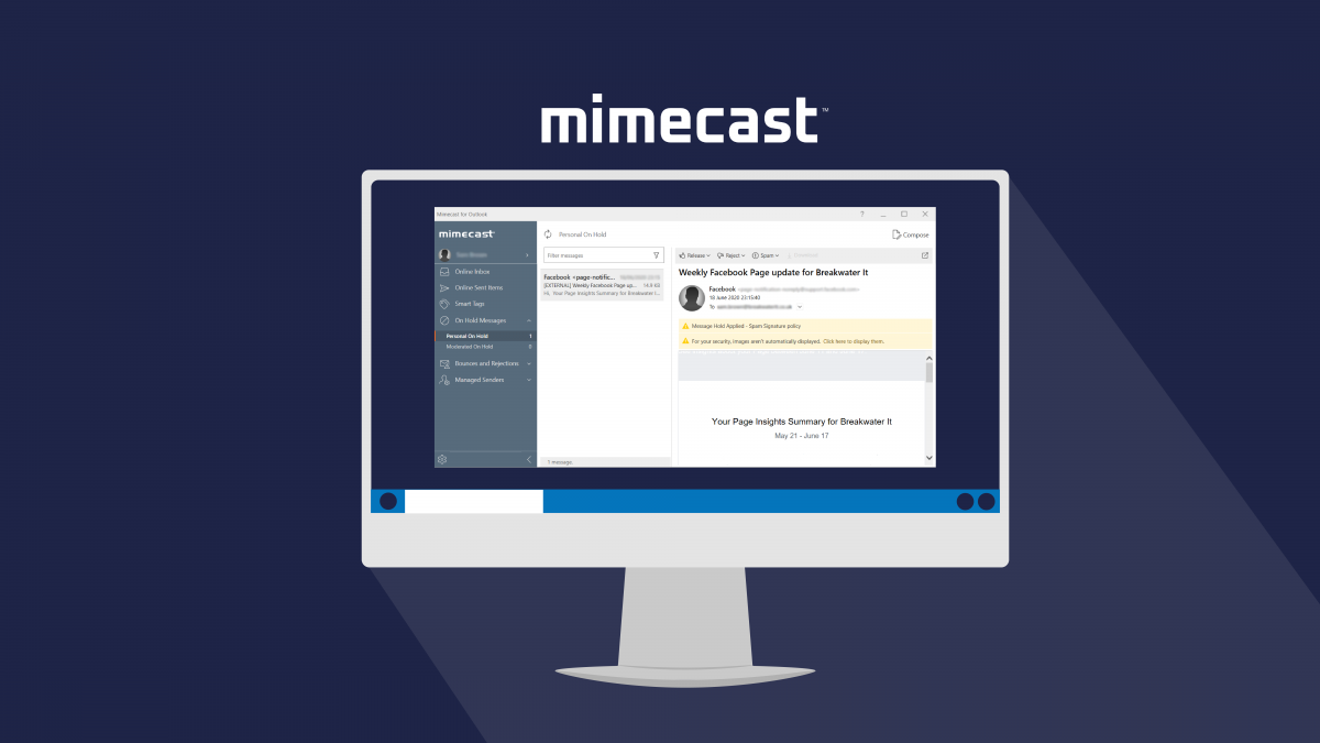 Mimecast in Outlook | Free User Guide | Breakwater IT
