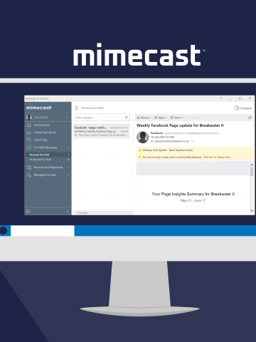 Mimecast in Outlook | Free User Guide | Breakwater IT