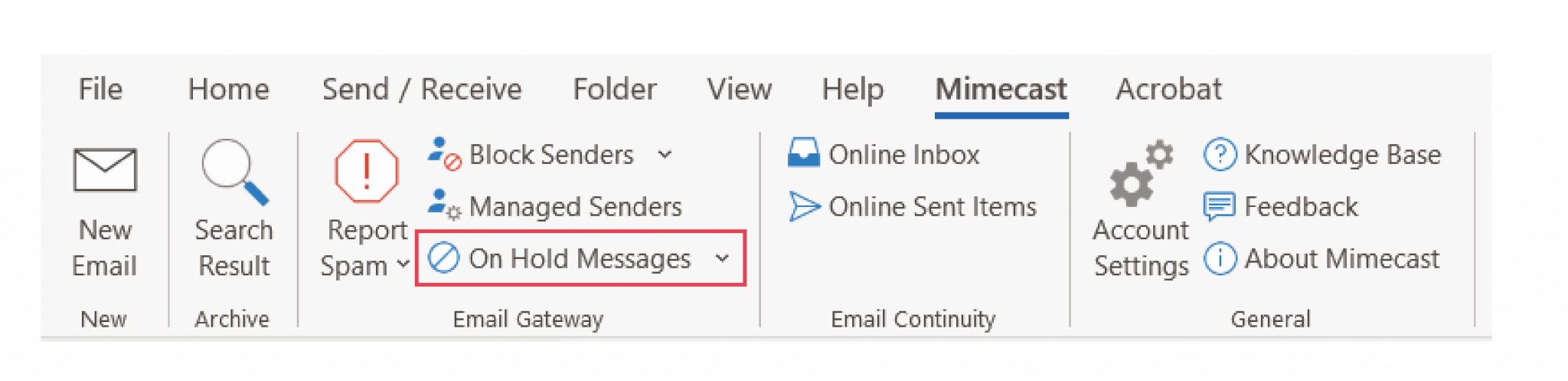 Mimecast in Outlook | Free User Guide | Breakwater IT