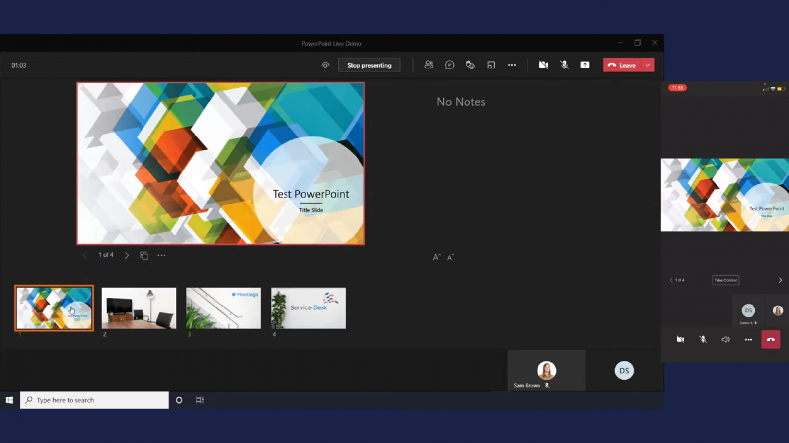 How to Use PowerPoint Live in Microsoft Teams | Video Demo | Breakwater IT