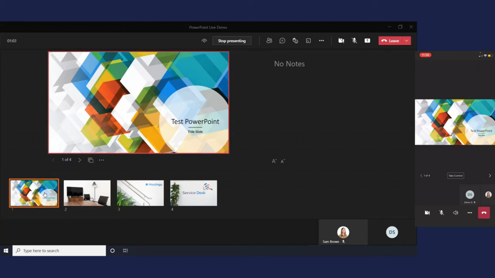 How to Use PowerPoint Live in Microsoft Teams | Video Demo | Breakwater IT