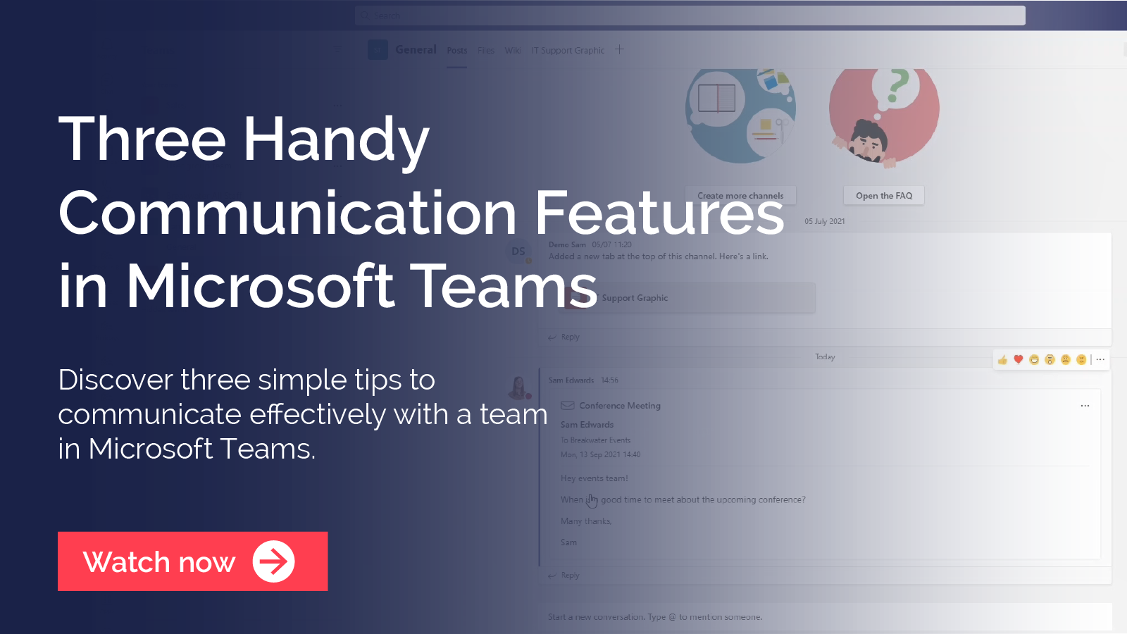 Communication Tips in Microsoft Teams | Breakwater IT
