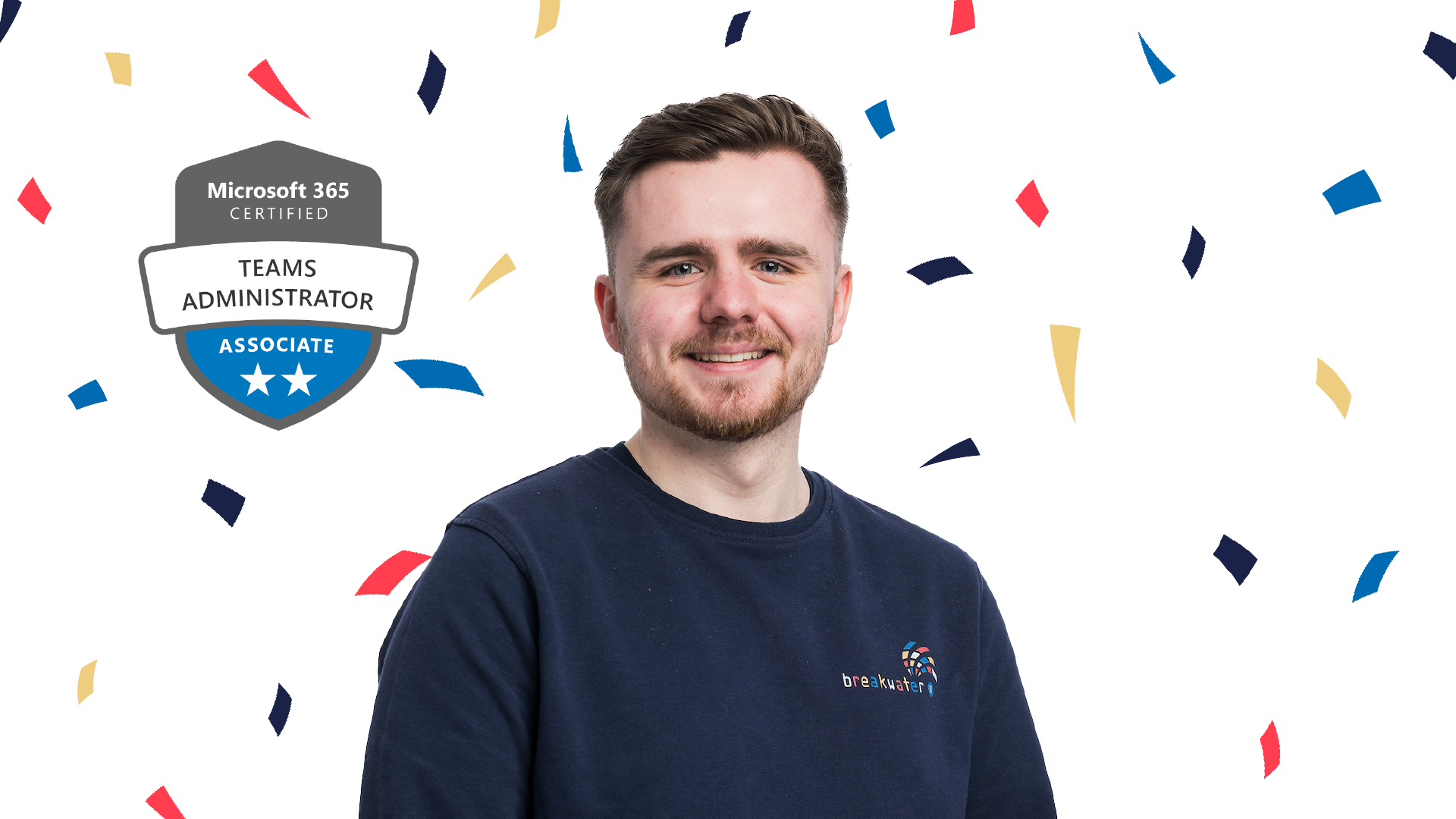 Jordan Passes Microsoft Teams Administrator Exam | Breakwater IT