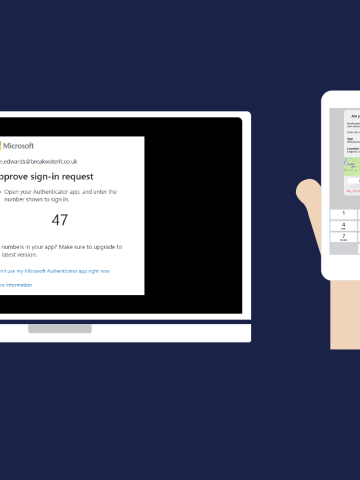 What is Microsoft Authenticator Number Matching? | Breakwater IT