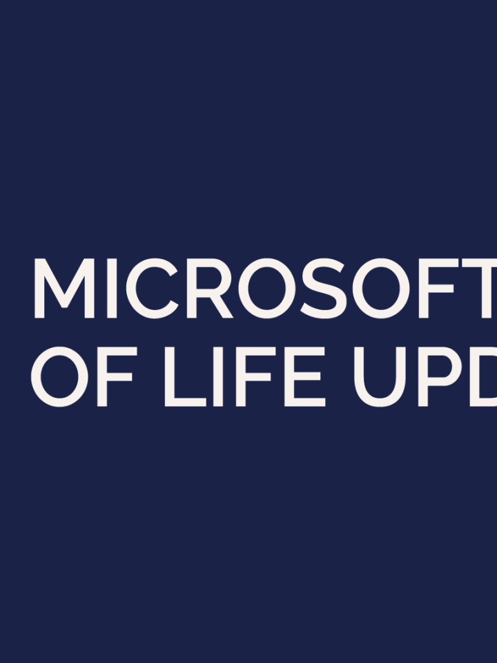 Microsoft: End of Life Updates | Breakwater IT